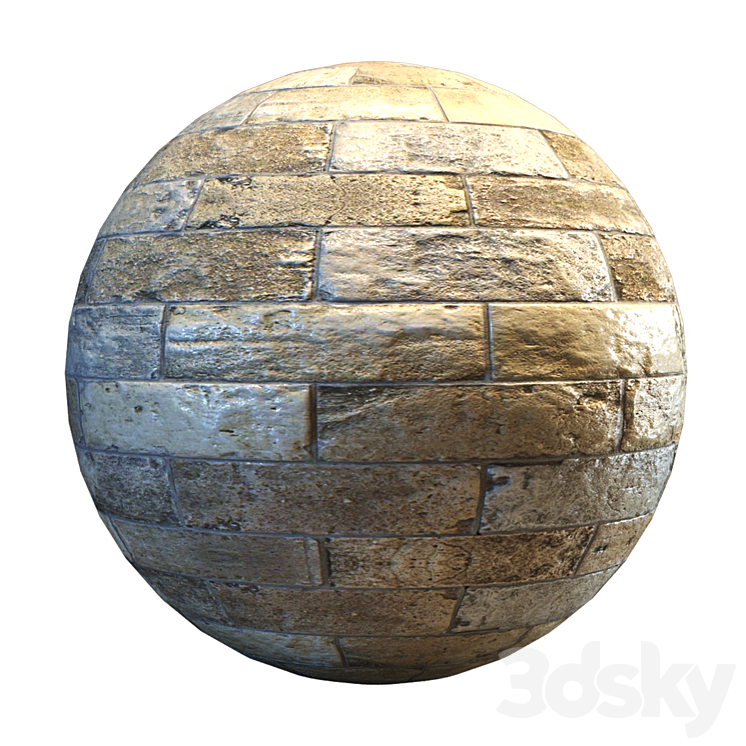 medival stone material - Stone - 3D model
