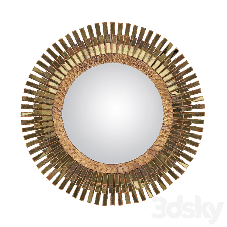 Rare Line Vautrin Mirror - Mirror - 3D model