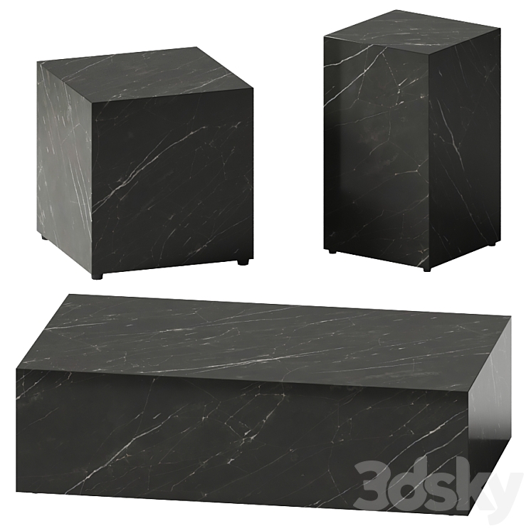 Plinth Coffee Table by Norm Architects from Menu - Table - 3D model