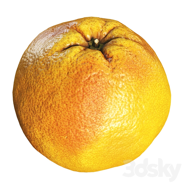 4k grapefruit - Food and drinks - 3D model