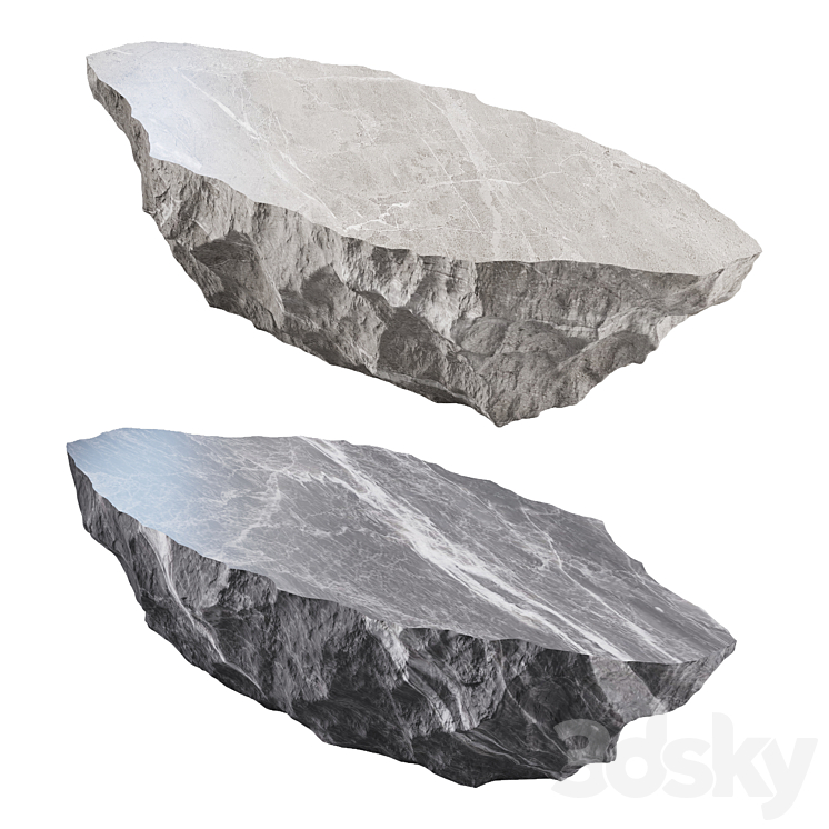 Stone table - Table - 3D model