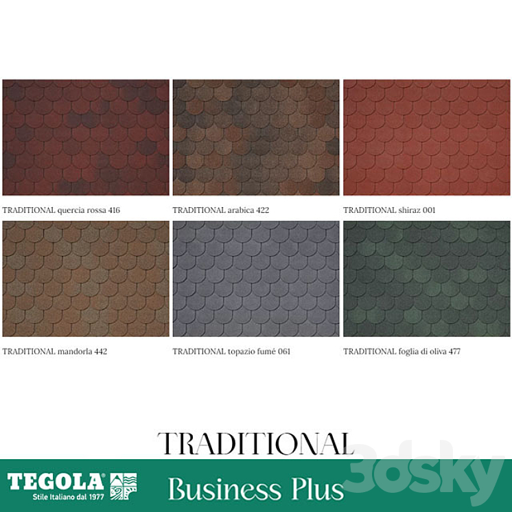 OM Seamless texture of TEGOLA shingles. BUSINESS PLUS category ...