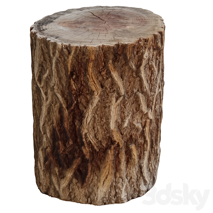 tree trunk 7 - Environment elements - 3D model