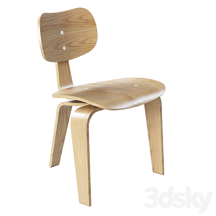SE 42 3-Legged Chair by Egon Eiermann - Chair - 3D model