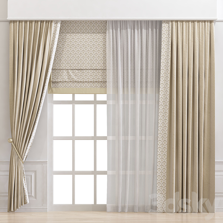 Curtain 897 - Curtain - 3D model