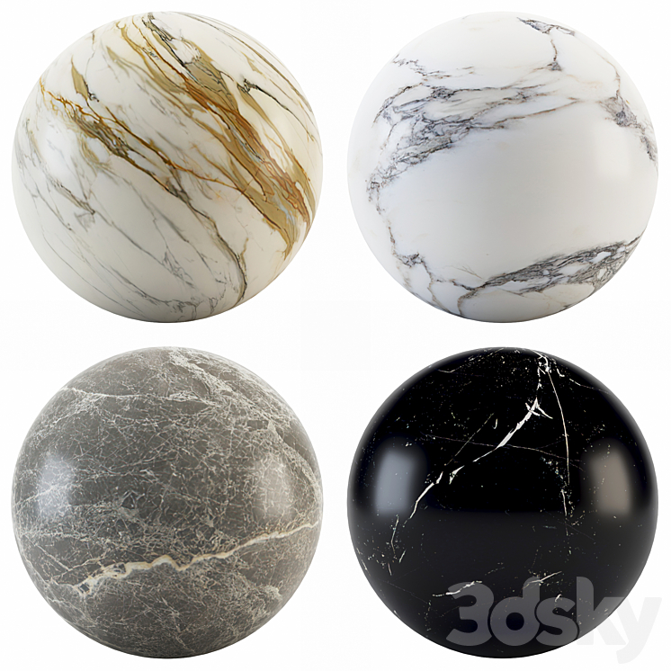 Collection Marble 02 - Stone - 3D model