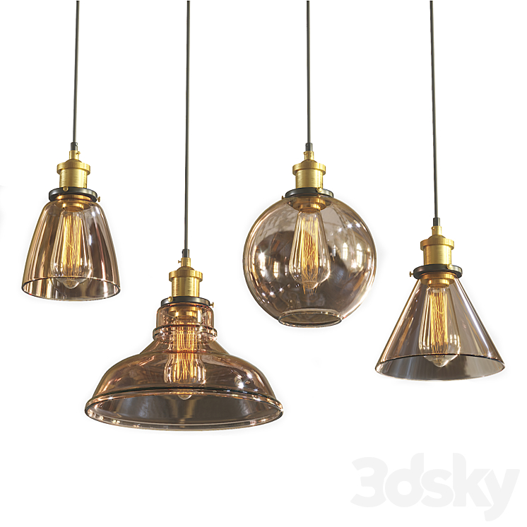 Aliexpress modern pendant light - Pendant light - 3D model