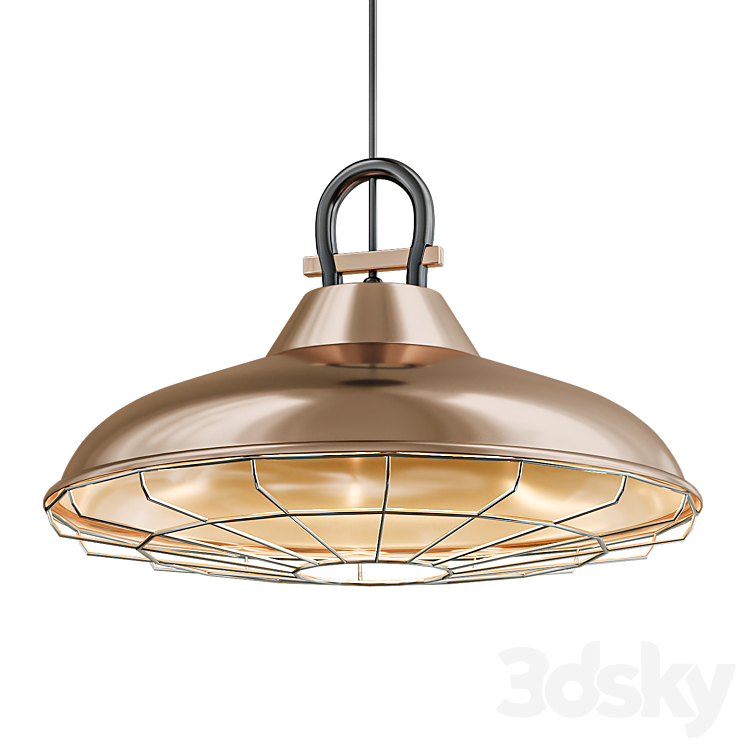 Metal frame - Pendant light - 3D model