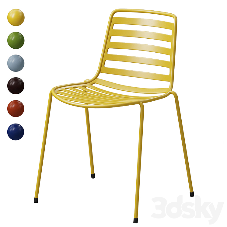 Enea Street Chair - Chair - 3D model