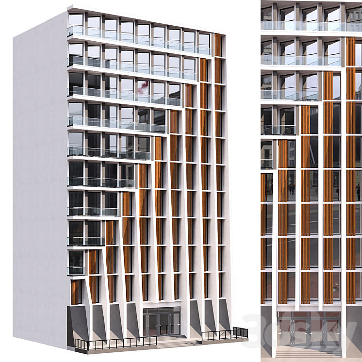 RESIDENTIAL BUILDING NO11 - Building - 3D model