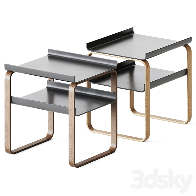 Aalto side table 915 by Artek - Table - 3D model