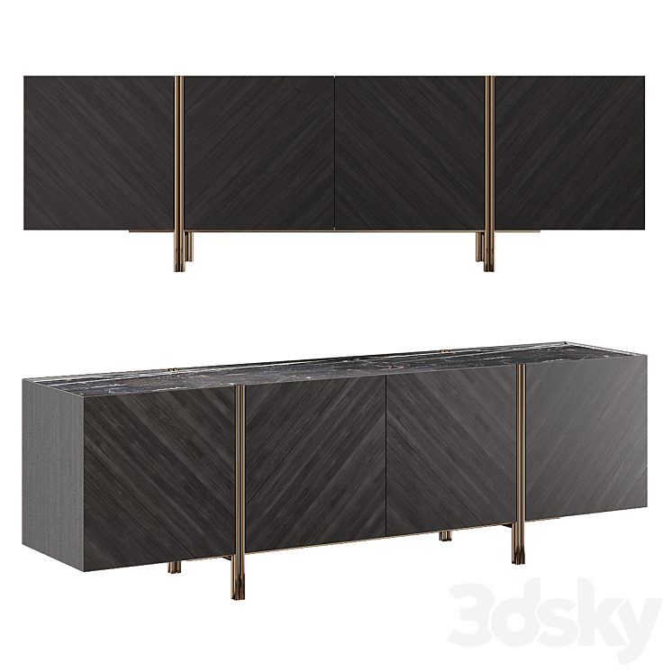 Sideboard edge - Sideboard & Chest of drawer - 3D model