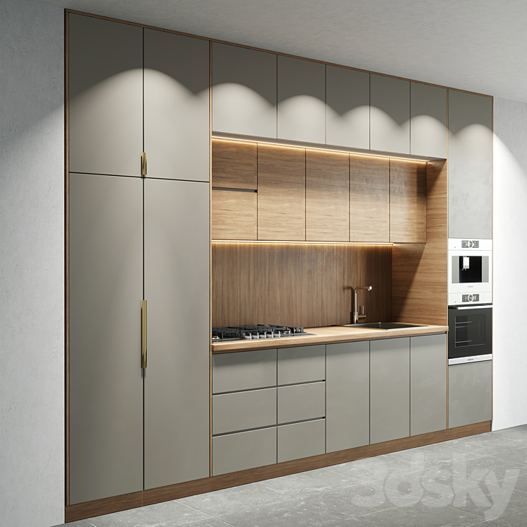 Hadi Bosch kitchen no 13 - Kitchen - 3D model