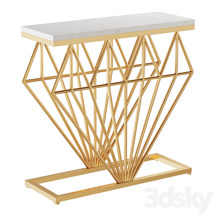 art. 8742-80 CONSOLE DIAMOND - Console - 3D model