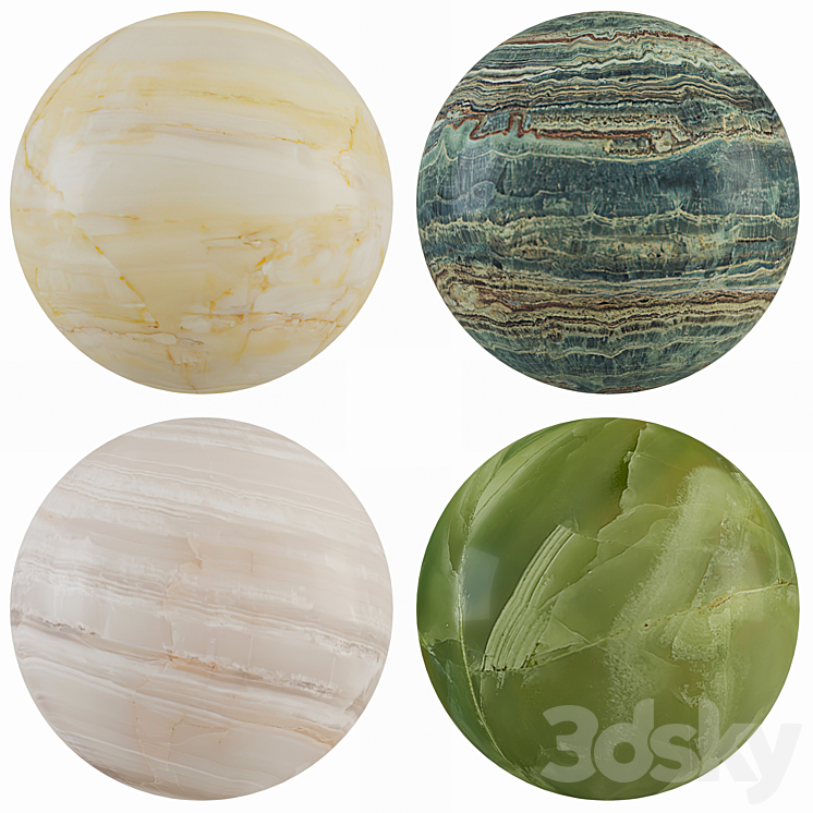 Collection Onyx 05 - Stone - 3D model