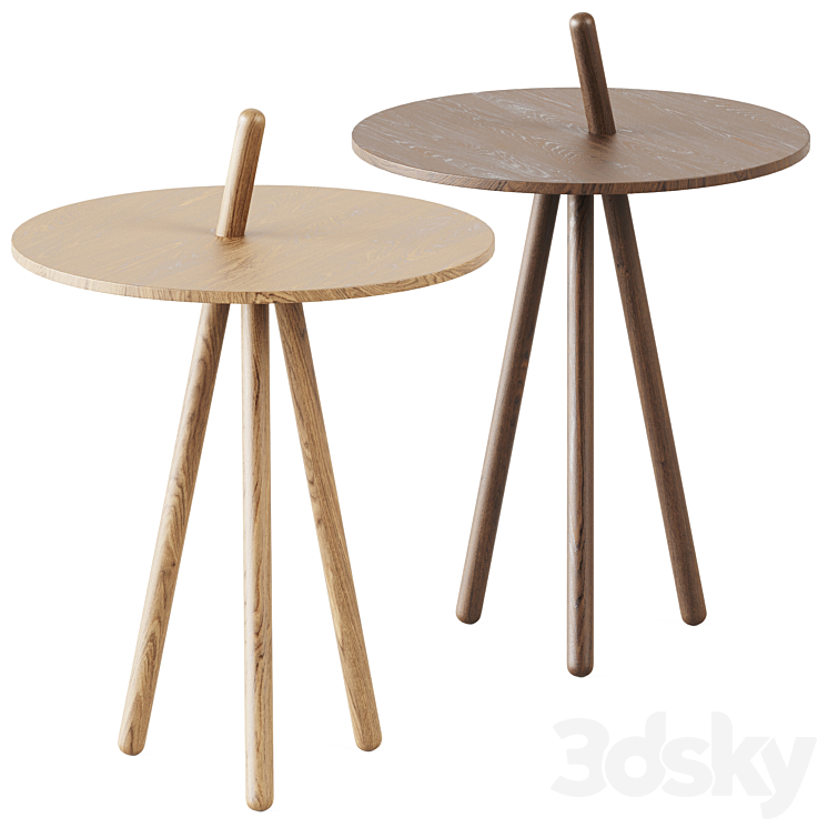 Come Here side table by Woud - Table - 3D model