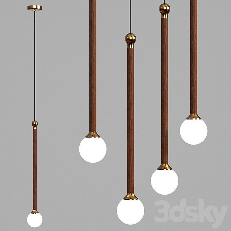 BAST - Pendant light - 3D model