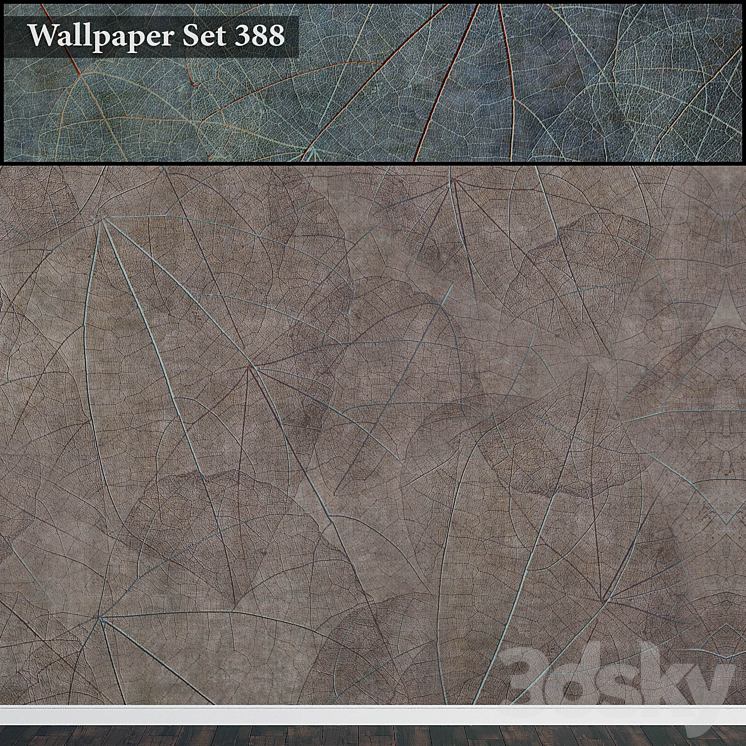Wallpaper 388 - Wall covering - 3D model