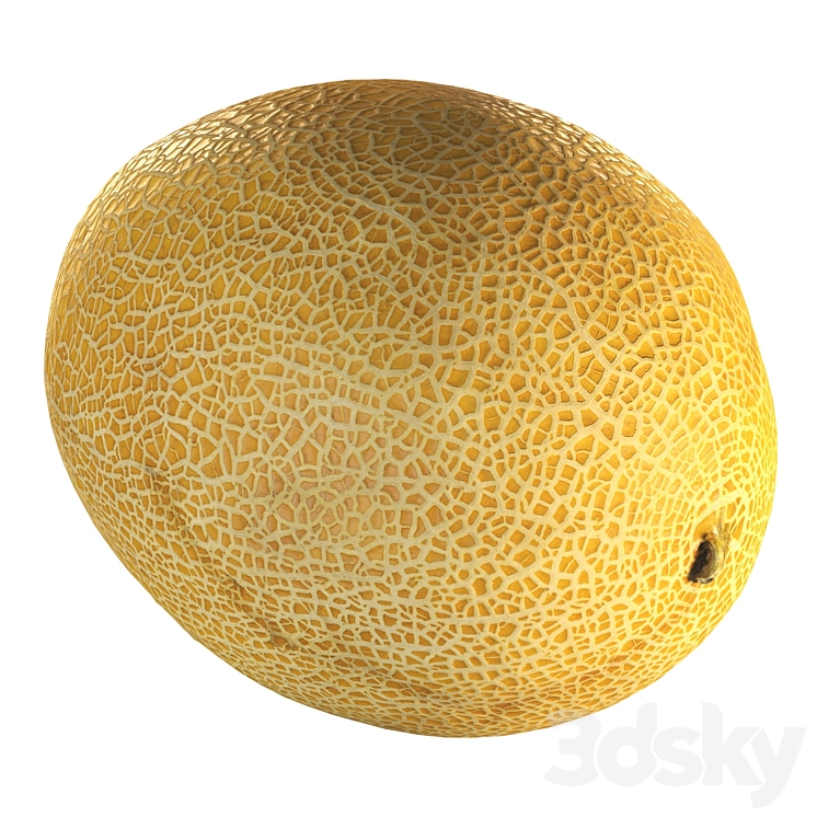 4k Melon - Food and drinks - 3D model