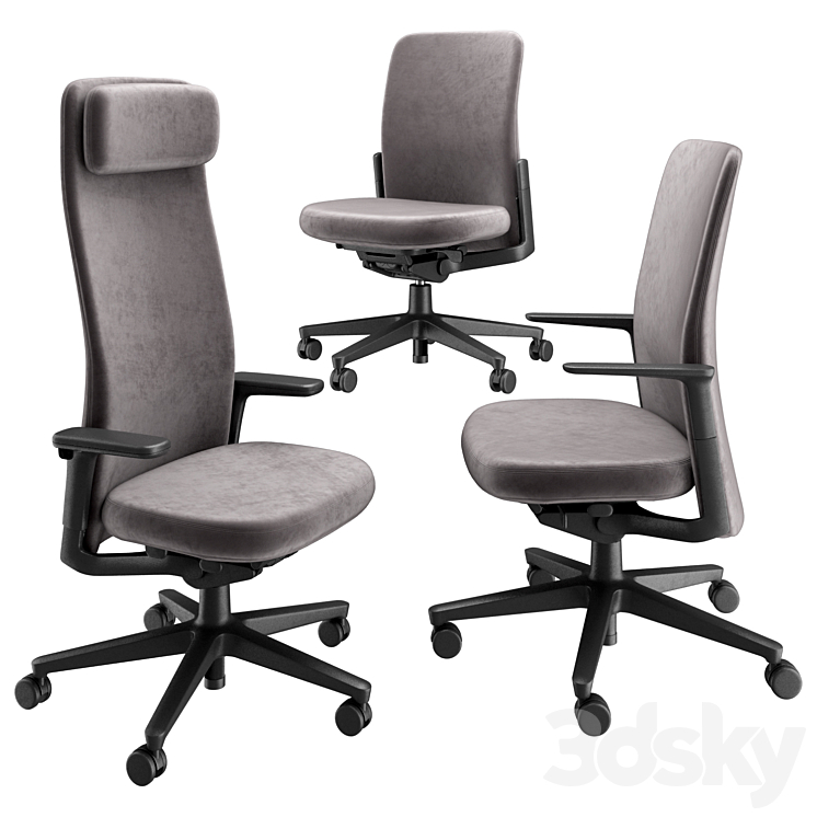 Vitra pacific chairs - Office furniture - 3D model