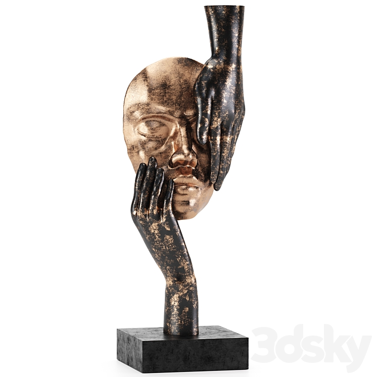 Decor People Sculpture - Sculpture - 3D model