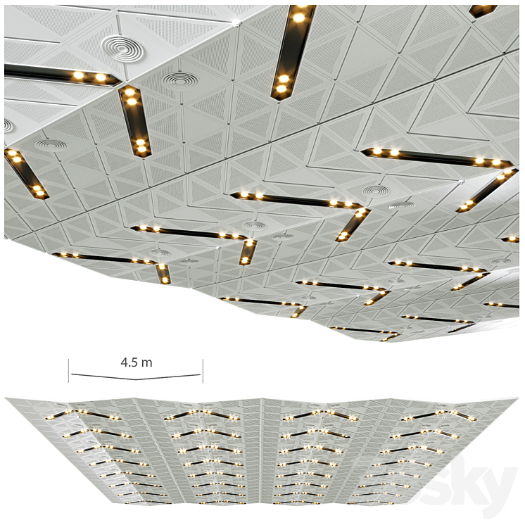 Atkars ceiling - Miscellaneous - 3D model