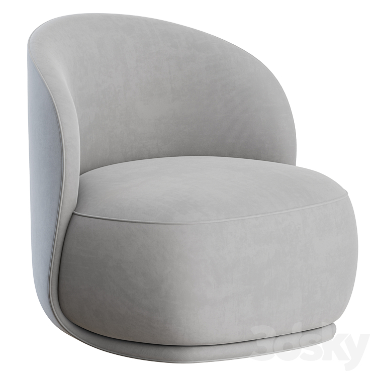 La Pipe Lounge Chair by Friends and Founders - Arm chair - 3D model