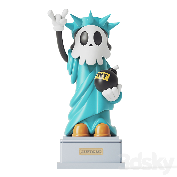 Liberty dead - Toy - 3D model