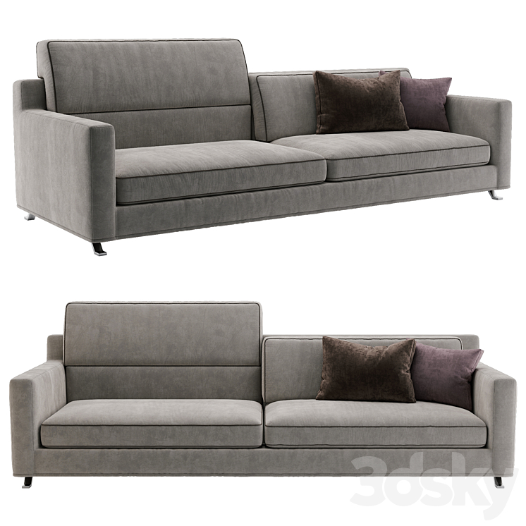 Frigerio James sofa - Sofa - 3D model