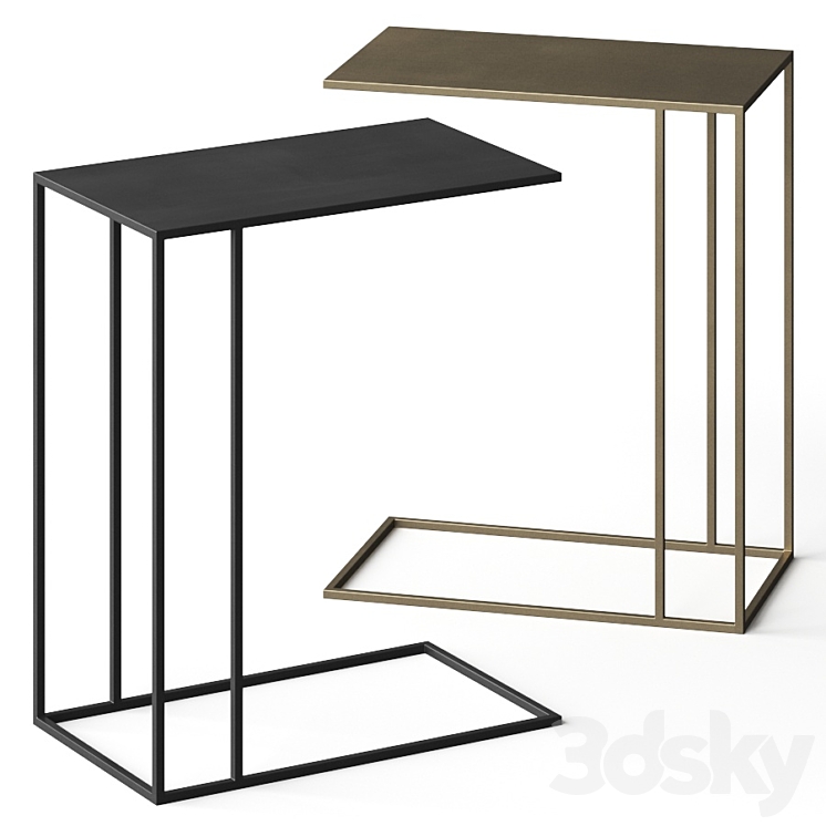 CB2 Mill Side Table - Table - 3D model