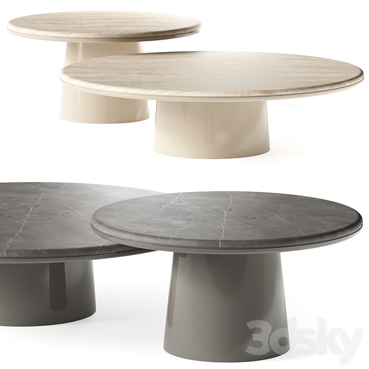 Meridiani Leon Coffee Tables - Table - 3D model