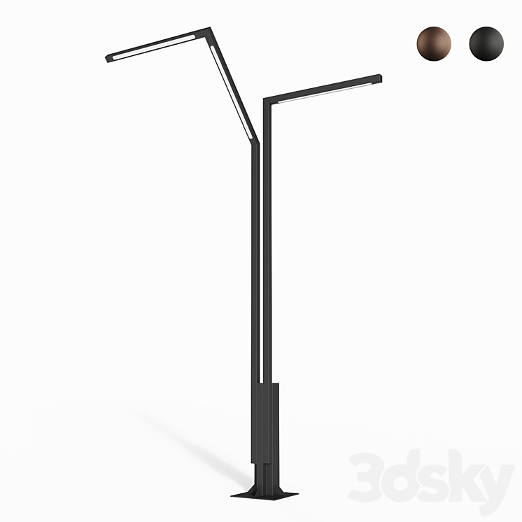 Vibia Palo Alto Tree Shaped - Street lighting - 3D model