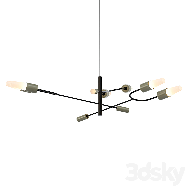 Bident - Pendant light - 3D model