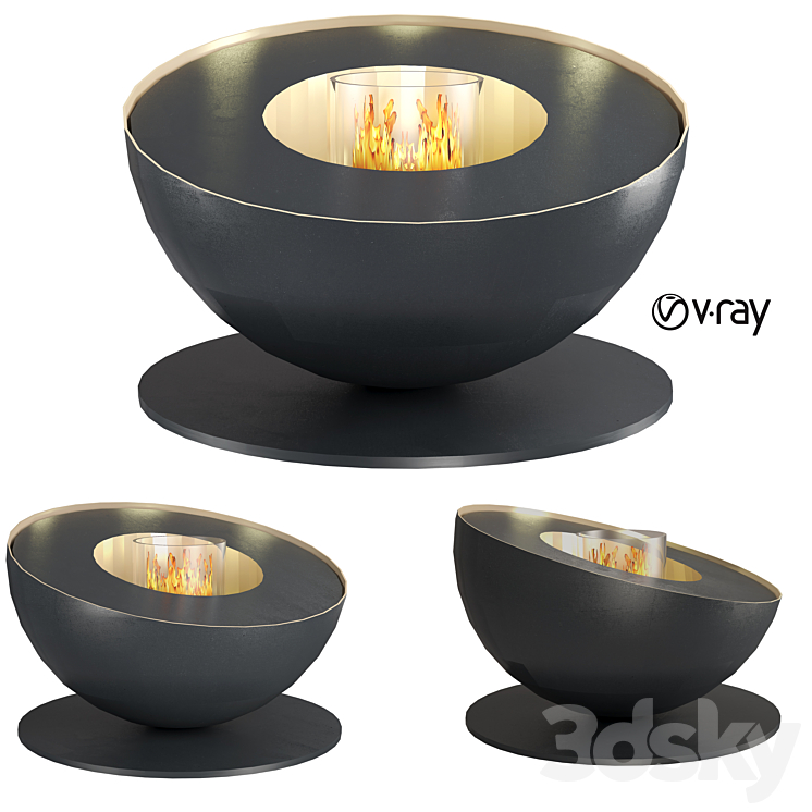 fireplace03 - Fireplace - 3D model