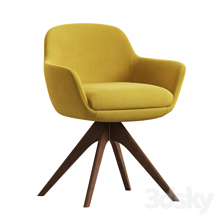 Danae Dining Chair - Chair - 3D model