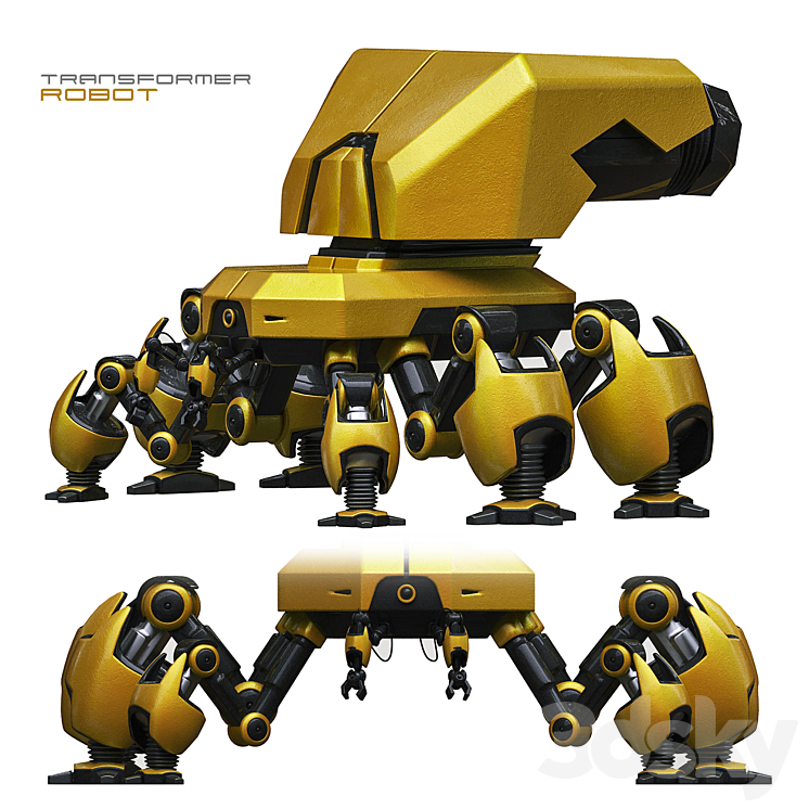 Transformer robot - Miscellaneous - 3D model