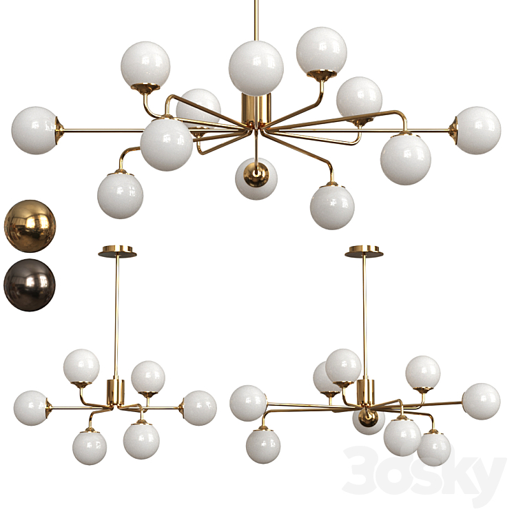 PROTON COLLECTION - Pendant light - 3D model