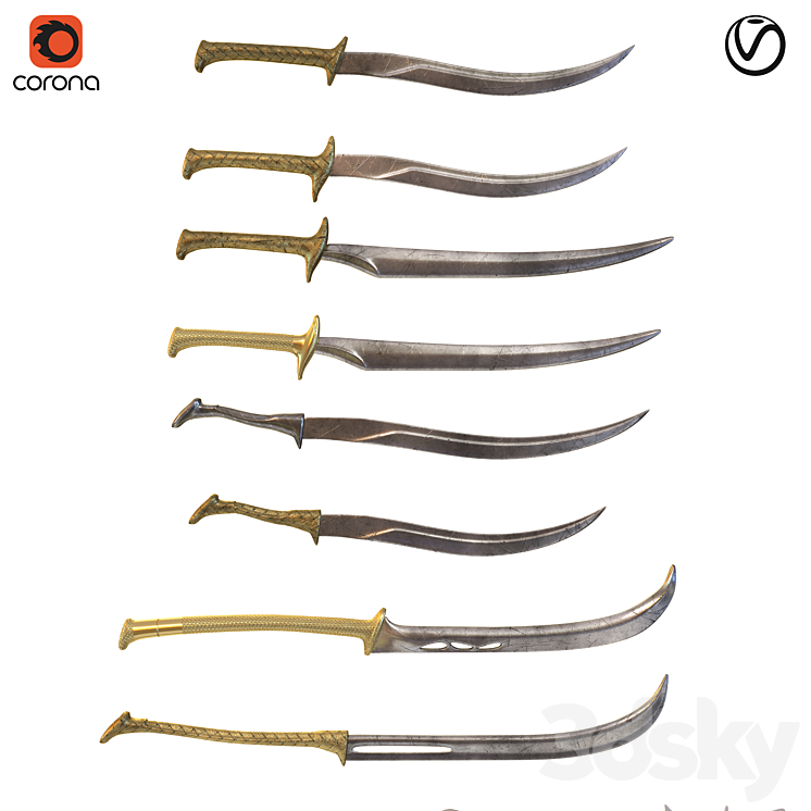 swrod pack 1 - Miscellaneous - 3D model