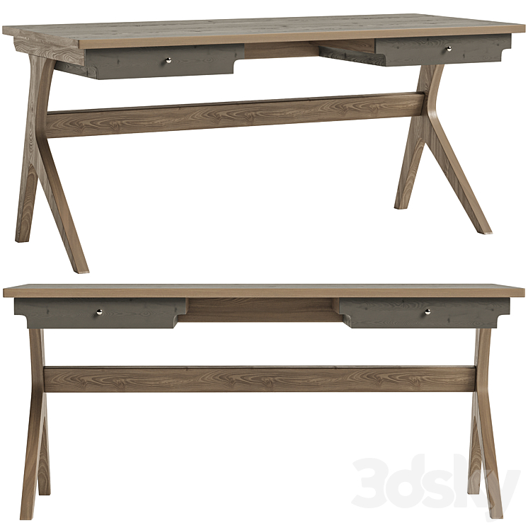 Marken desk - Table - 3D model