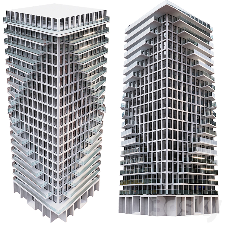 TOWER NO3 - Building - 3D model