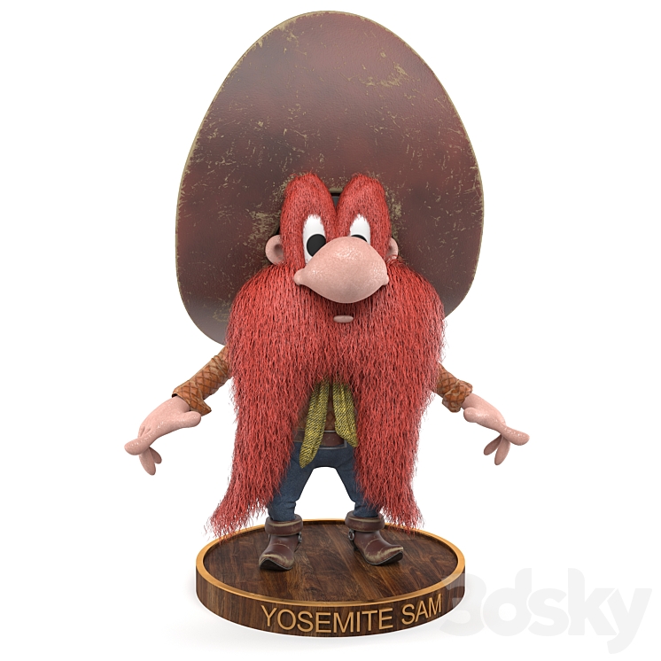 Yosemite sam - Toy - 3D model