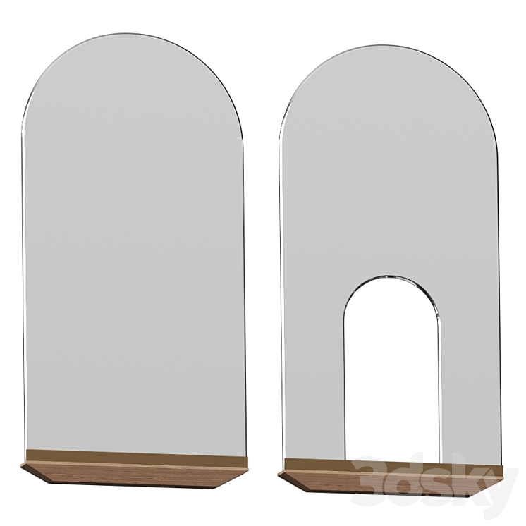 Propped Mirrors by Phaedo - Mirror - 3D model