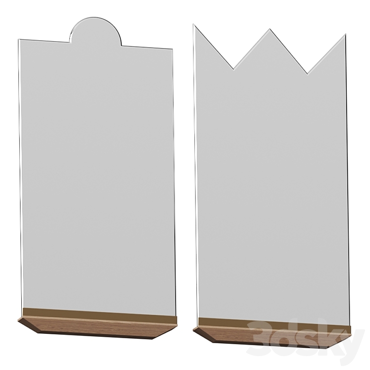 Propped Mirrors by Phaedo - Mirror - 3D model