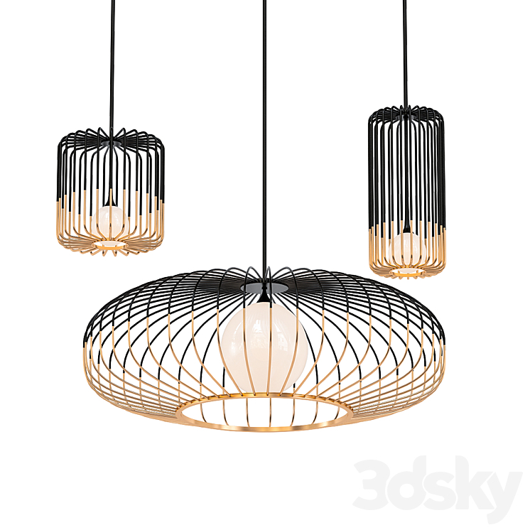 Circa - Pendant light - 3D model