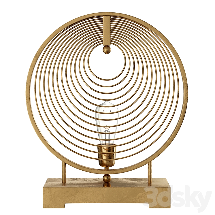 Rowan Circle Table Lamp - Table lamp - 3D model