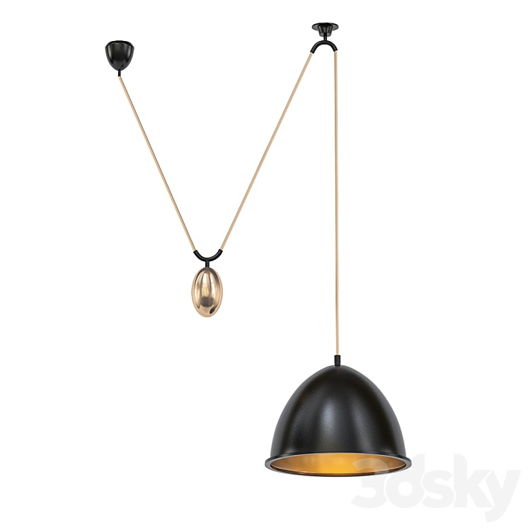 Barry - Pendant light - 3D model