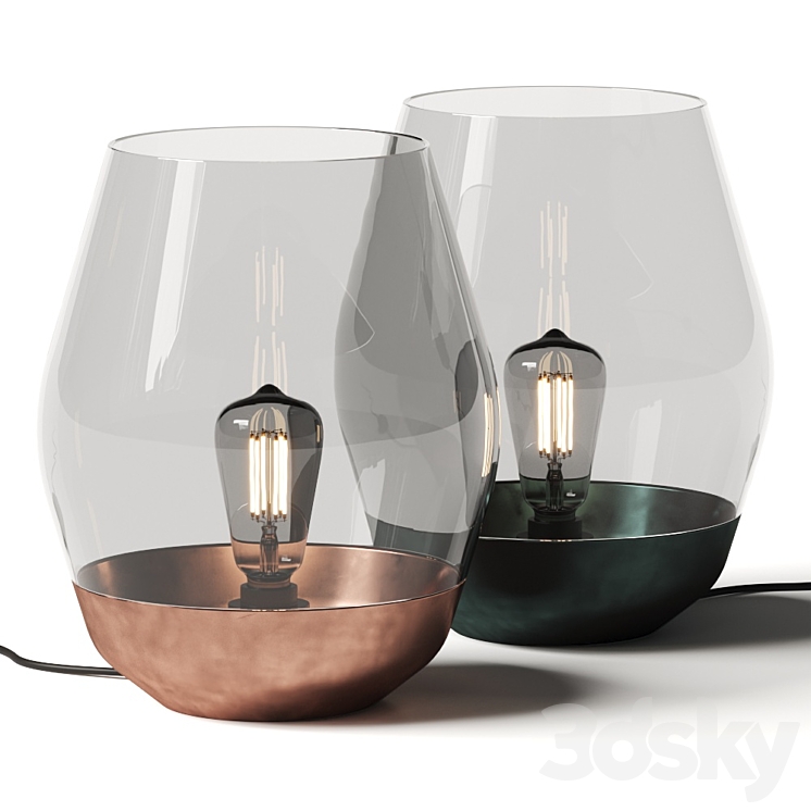 New Works Bowl Table Lamp - Table lamp - 3D model