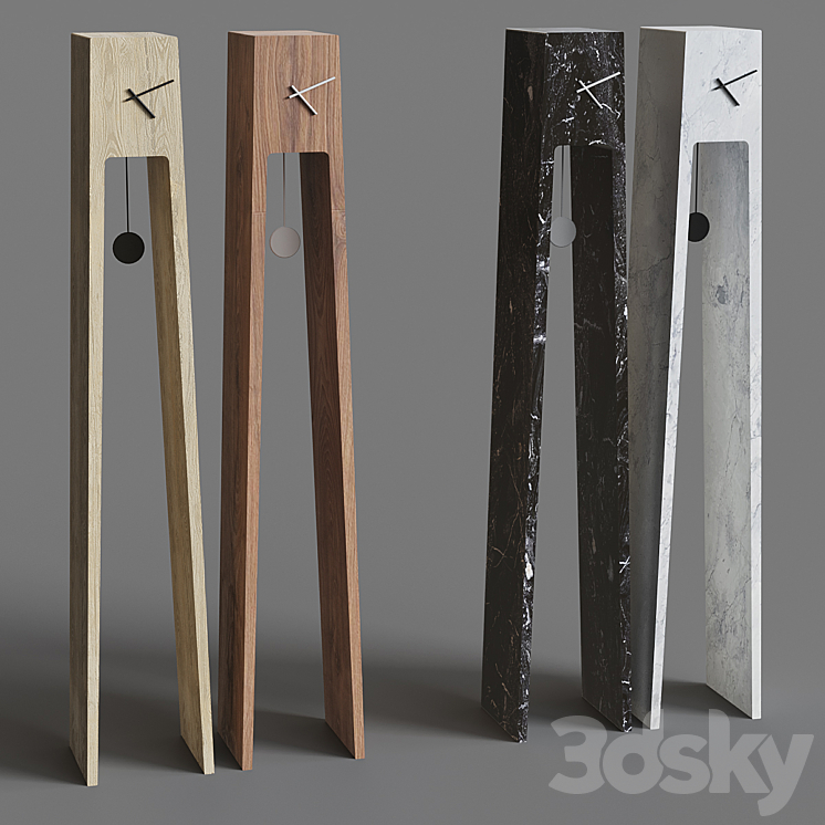 Standing_clock - Watches & Clocks - 3D model