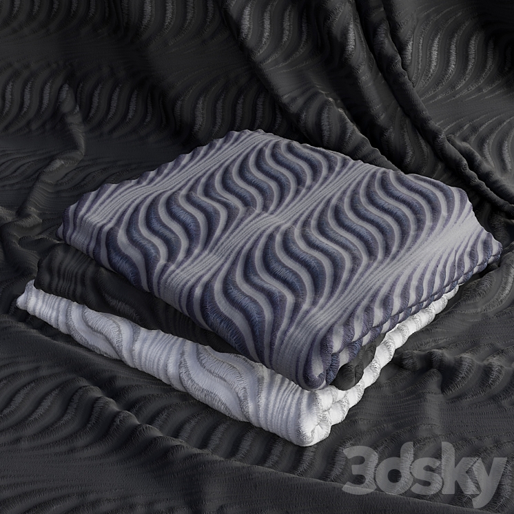Velvet 01 | 4K | PBR | PNG | SBSAR | 3 Colors - Fabric - 3D model