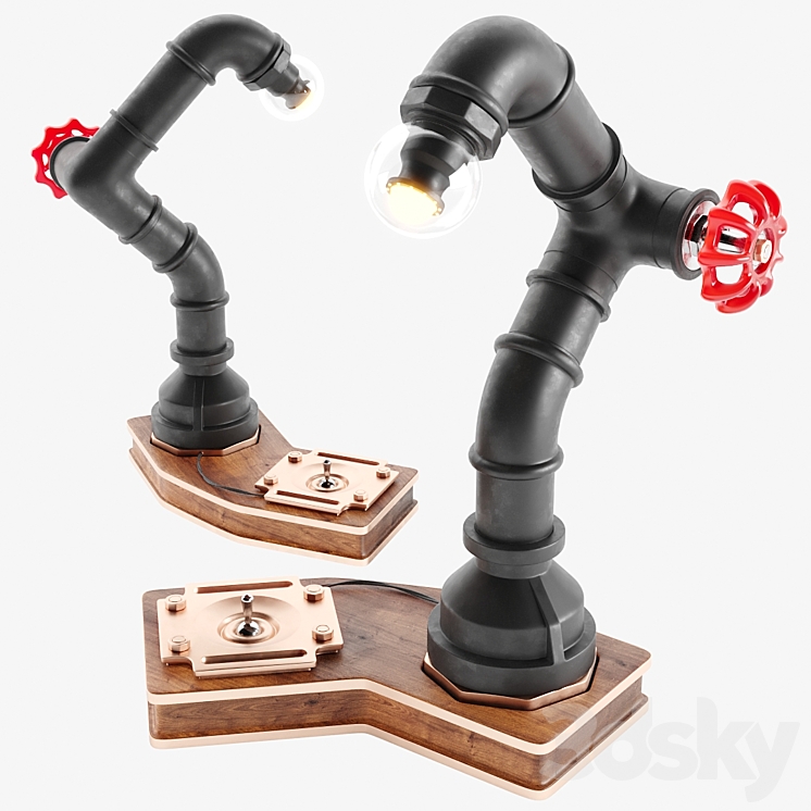 Zoohar Light (For re-upload) - Table lamp - 3D model